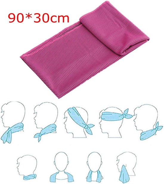 4 x Ijs koeling handdoeken microfiber sport handdoek voor gym golf yoga ...