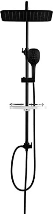 Douchepaneel - Regendouche zonder kraan - Regendouche zwart | bol