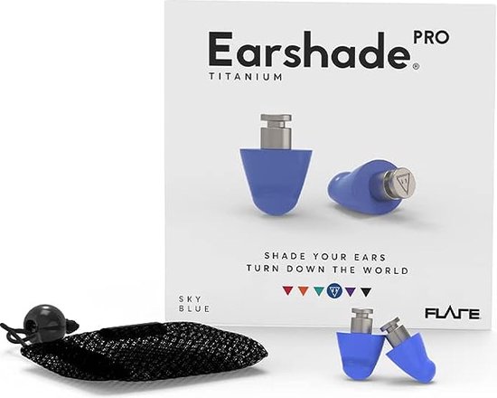 Flare Audio Earplugs Earshade Pro titanium Sky Blue | bol
