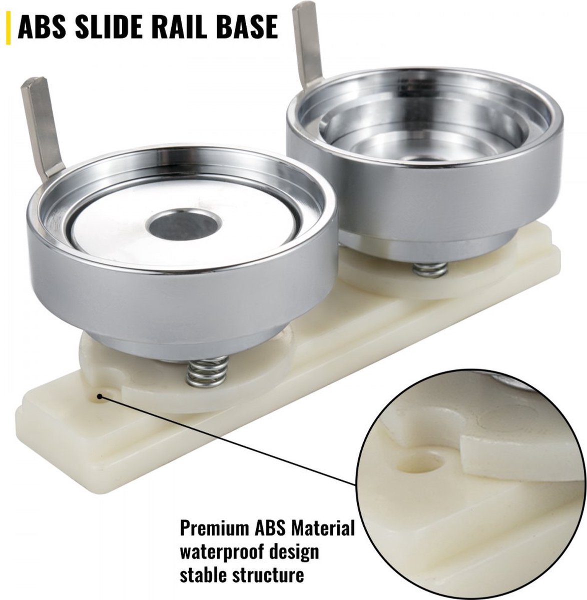 Dakta® Badge Ponsen Sterven 56 mm Aluminium Badge Machinevorm Mal ABS Kunststof... | bol.com