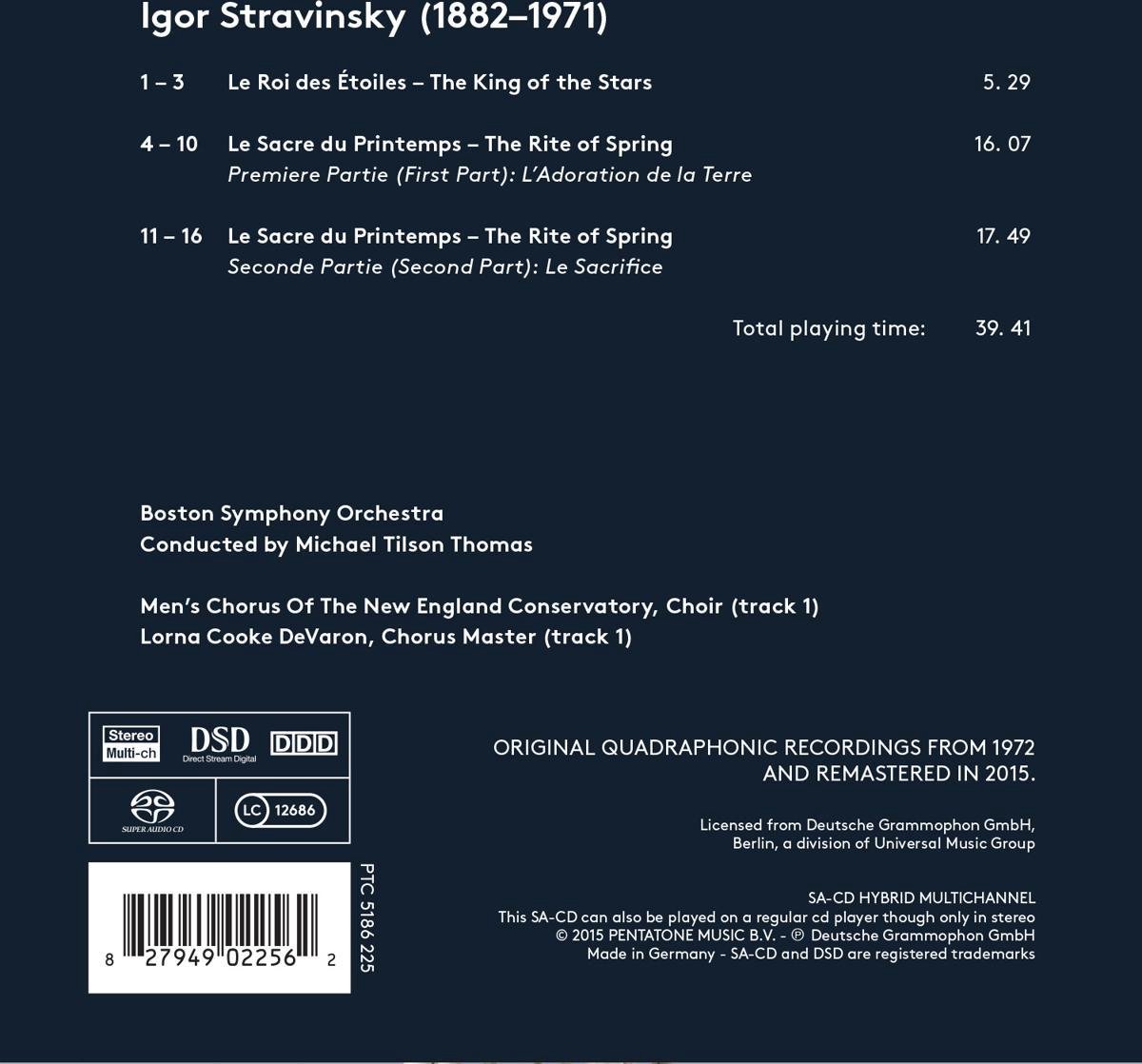 Stravinsky: Le Sacre Du Printemps / Le Roi Des Etoiles, Charles Dutoit ...