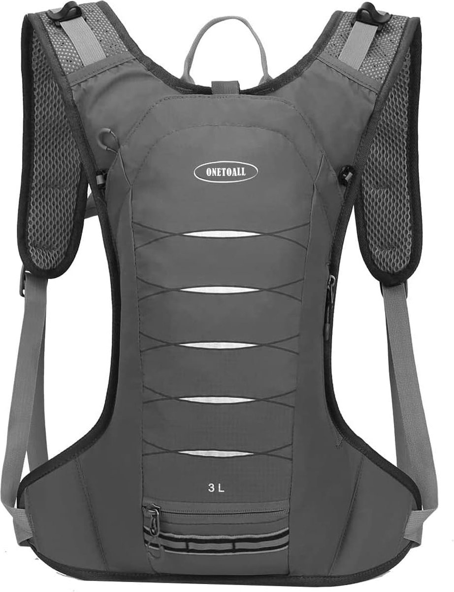 Fietsrugzak, 3 liter, drinkrugzak, looprugzak voor heren met ...