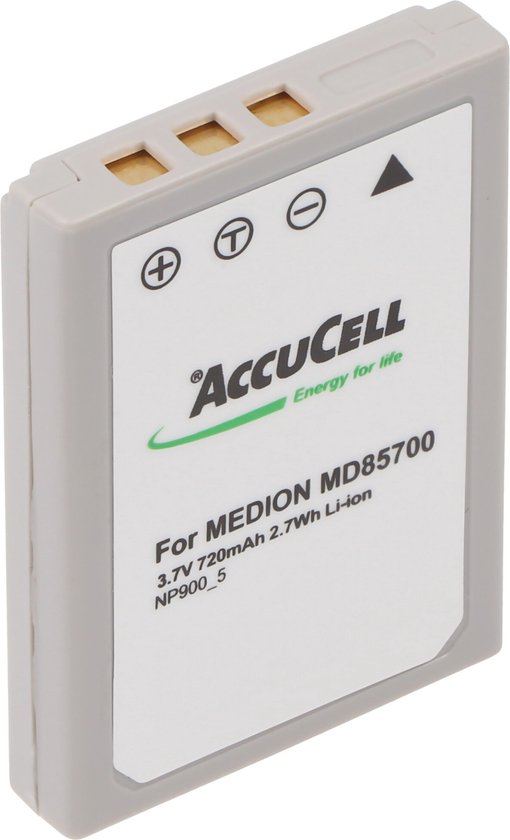 AccuCell-batterij geschikt voor Medion VG0376120700006 | bol