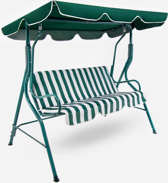 Vrijstaande Tuin schommel 110x160 SAVANNA GROEN | bol.com