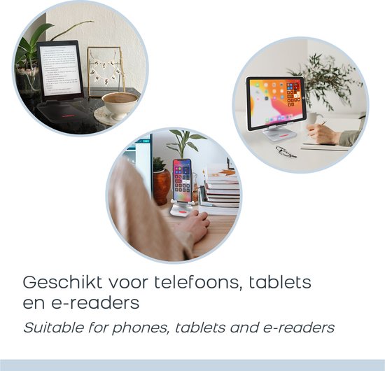 Orange Donkey Telefoon en Tabletstandaard – Rose – Tafelmodel smartphone, iphone, ipad... | bol