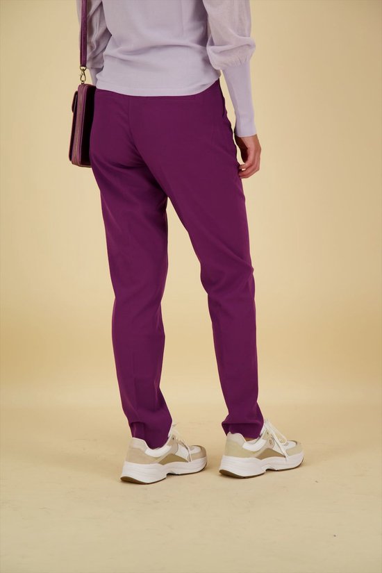 Geisha Broek Pantalon Met Naad 31568 32 Purple Dames Maat - M | bol
