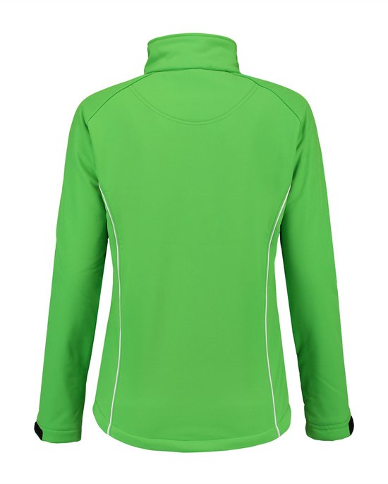 Lemon & Soda Softshell jacket voor dames in de kleur lime in de maat S ...
