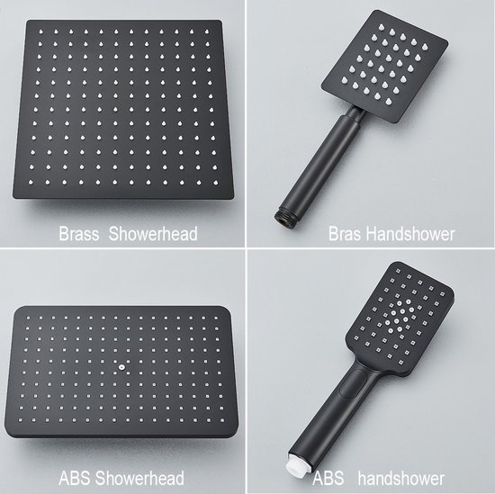 Dripio Compleet Douchesysteem - ABS Doucheset - 4 Functies ...