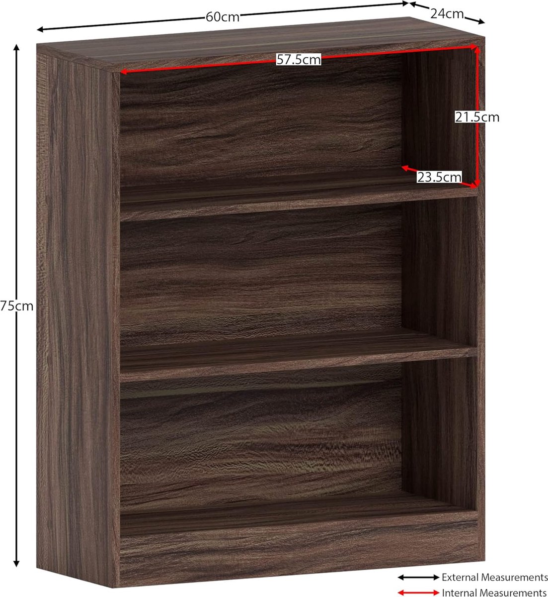 Boekenkast - modern wall decoration, bookcase | bol