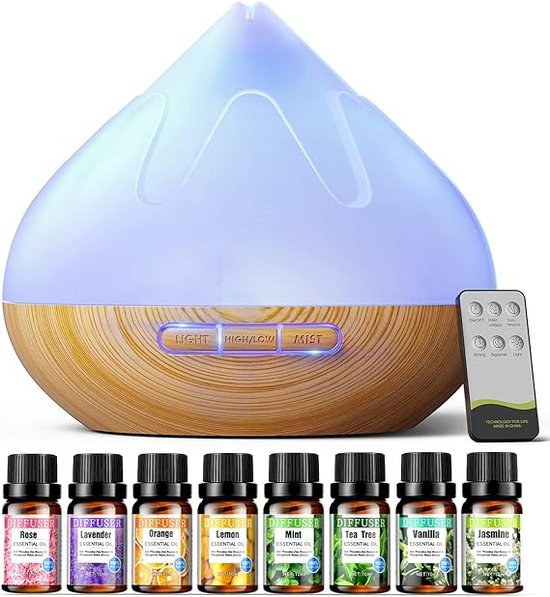 Aroma Diffuser - air purifier for large rooms | Relax accessories – Aroma diffuser -... | bol