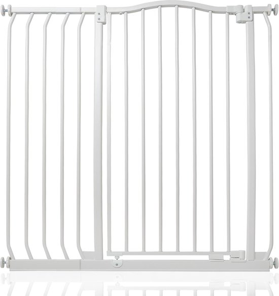 Bettacare Hondenhek met Gebogen Bovenkant, 98-107cm, Wit, 100cm H | bol