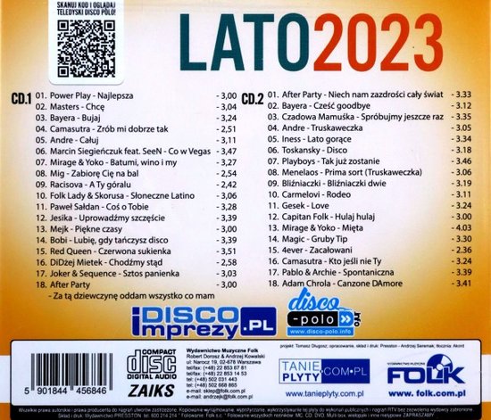 Disco-polo Lato 2023 [2CD], Marcin Pająk | Muziek | bol