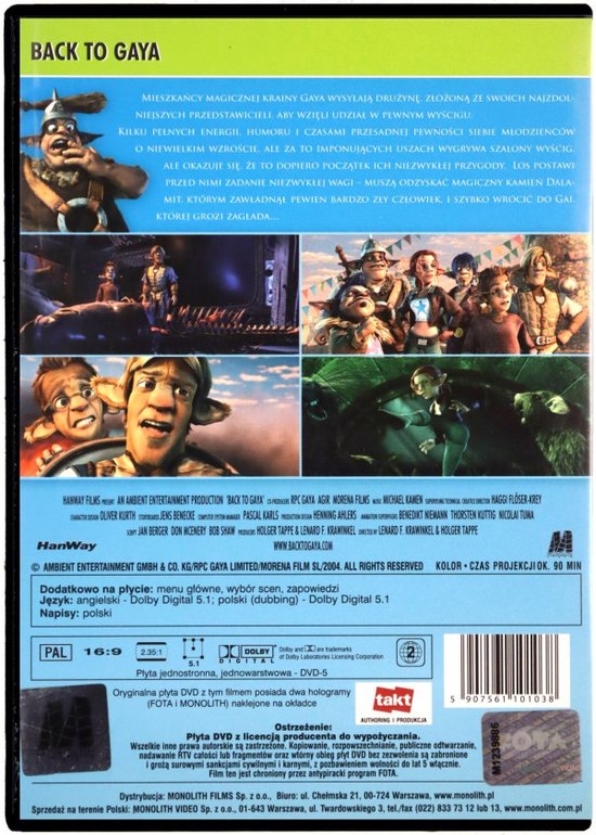 Back to Gaya [DVD] (Dvd), Andrea Romano | Dvd's | bol