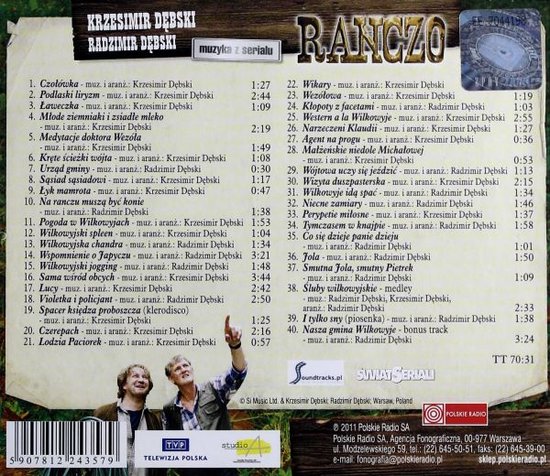 Ranczo soundtrack (Krzesimir Dębski) [CD], various artists | Muziek | bol