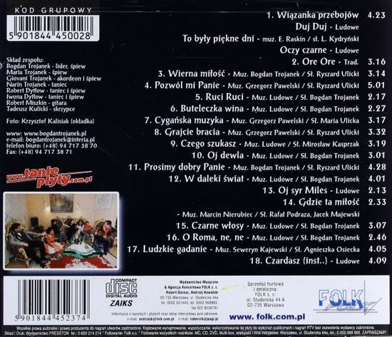 Bogdan Trojanek & Terne Roma: Cygańskie Przeboje [CD], Bogdan Trojanek ...