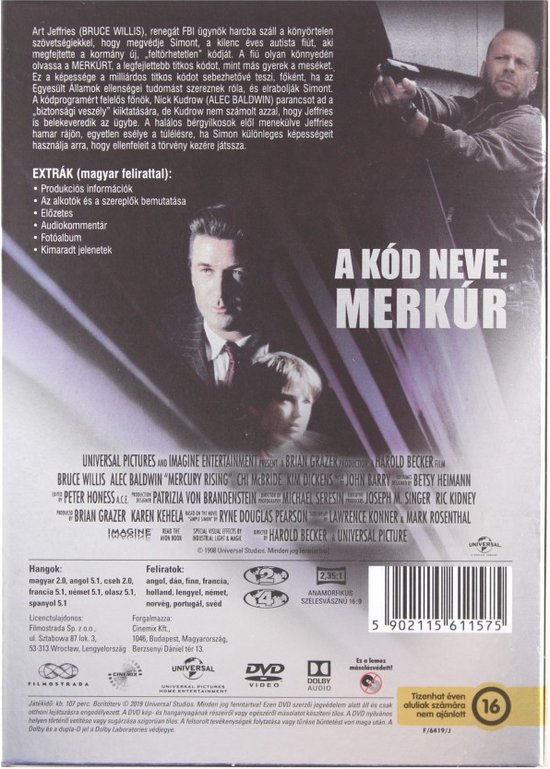 Mercury Rising [DVD] (Dvd), Miko Hughes | Dvd's | bol