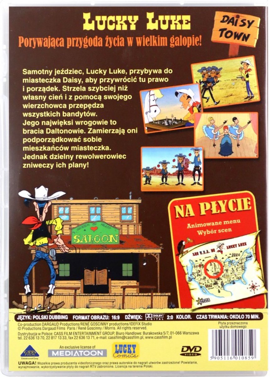 Lucky Luke: Miasteczko Daise [DVD] [DVD] (Dvd), Bohdan Graczyk | Dvd's ...