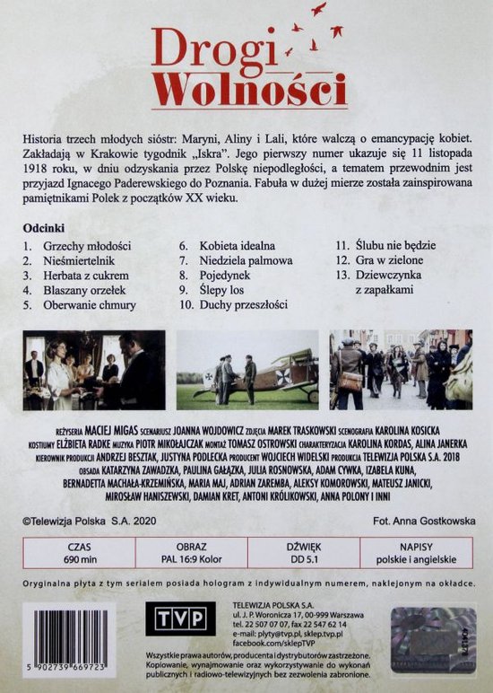 Drogi wolnosci [4DVD] (Dvd), Paulina Galazka | Dvd's | bol