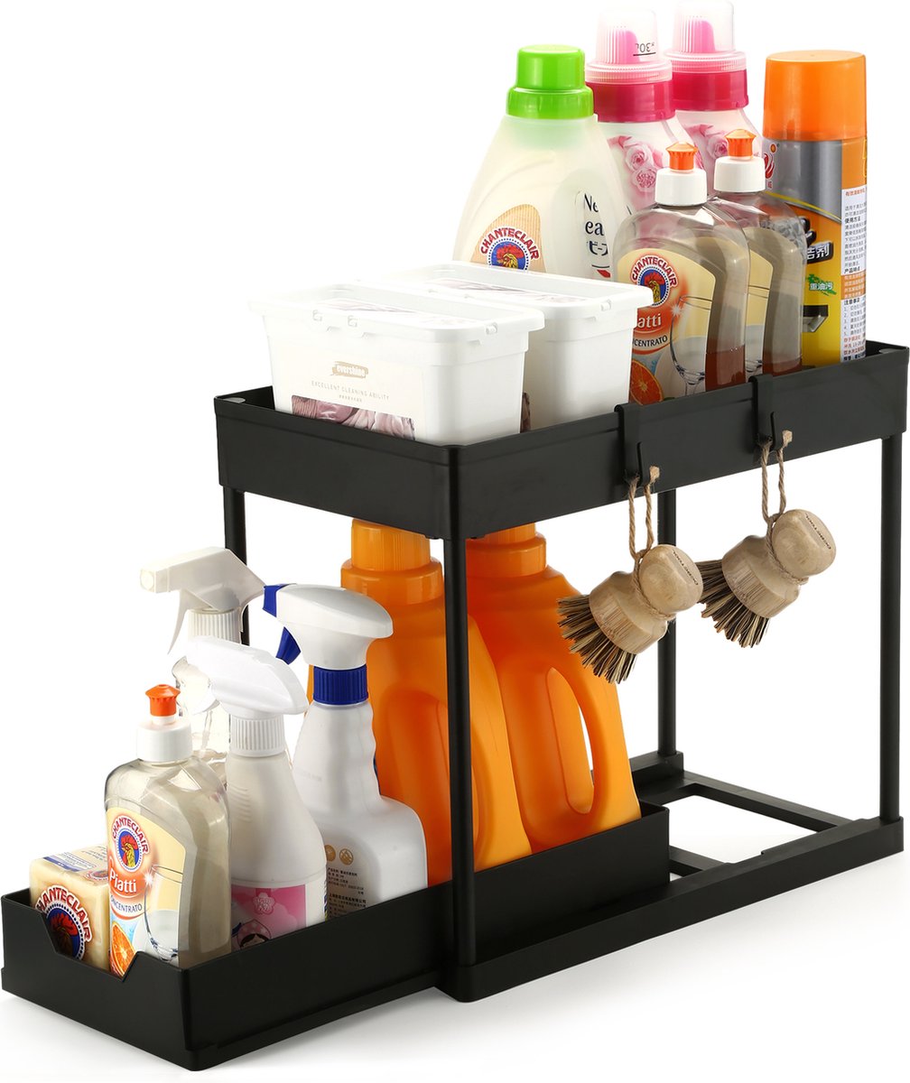 Behave Gootsteenkast Organizer - Keukenkast - Keukenkast Organizer ...