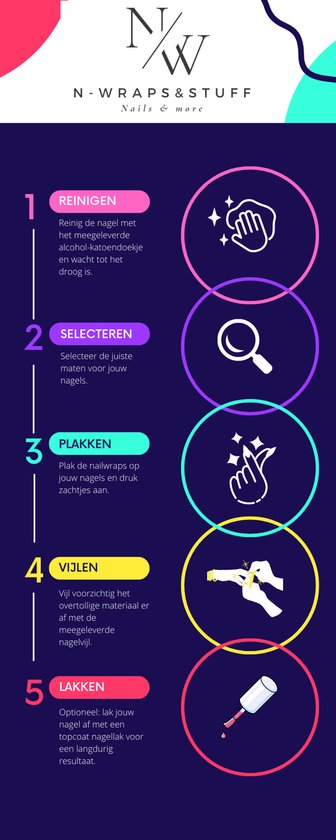N-Wrap model 003 nailwraps nagelstickers | bol
