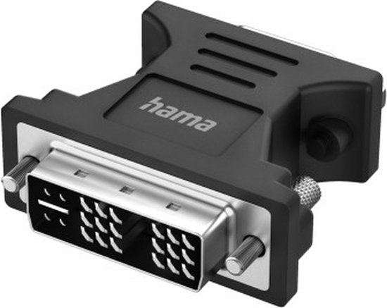 Hama Video-adapter, DVI-stekker - VGA-aansluiting, Full-HD 1080p | bol