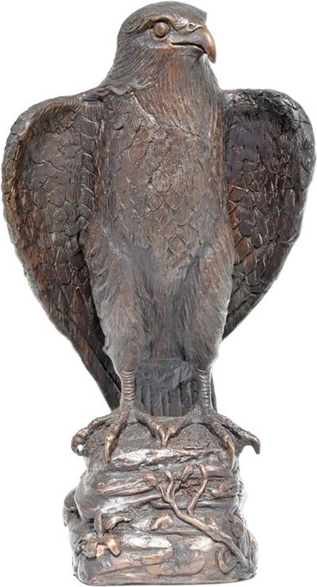 Brons beeld - adelaar - sculptuur - 43 cm hoog | bol