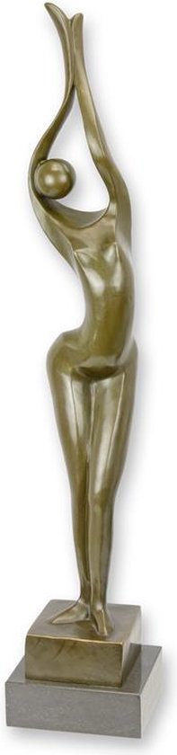 Bronzen beeld - Sculptuur - brons - naakte vrouw - modern - 87,3 cm ...
