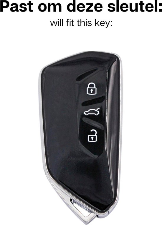 Zachte Siliconen Sleutelcover Sport - Sleutelhoesje voor Volkswagen ...
