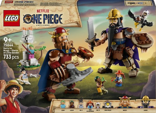 LEGO ONE PIECE Dorry vs. Brogy – Reuzen van Kleine Gaarde Piraten ...