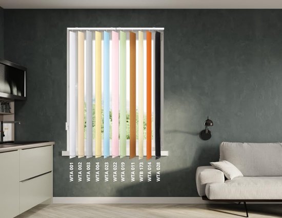 time4blinds - Verticale Jaloezie Vervangingslamellen - Set inclusief 1 ...