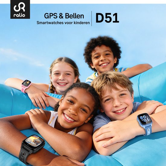 Ralio GPS horloge kind - 4G - Smartwatch Kinderen Met Simkaart - Video ...