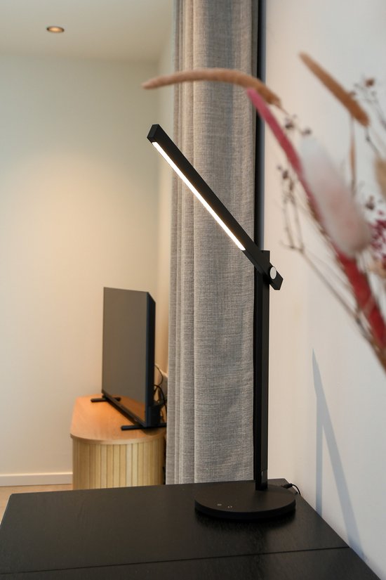 OSRAM Panan Alu CCT LED tafellamp zwart aluminium dimbaar met sensor ...