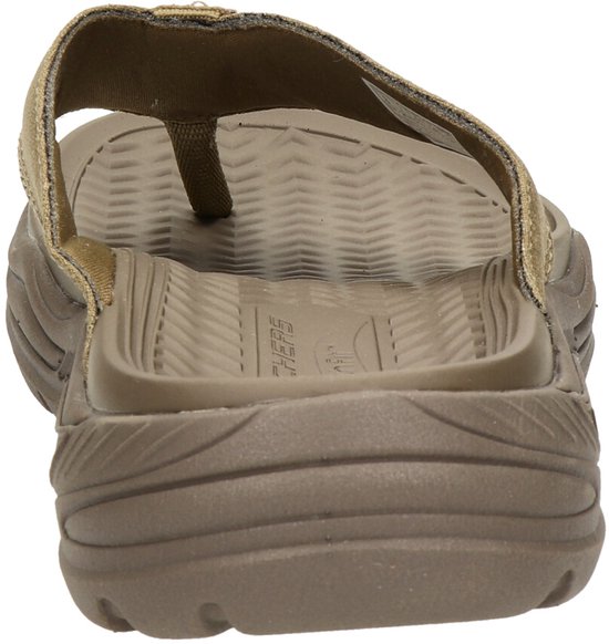 Skechers Arch Fit Motley SD heren slipper - Taupe - Maat 43 | bol