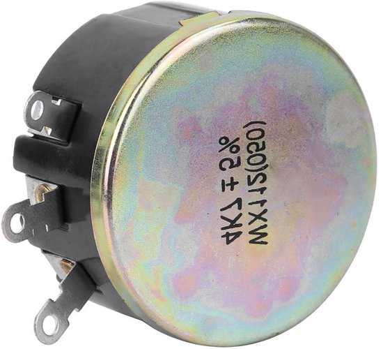 Single Circle Turn Wire Potentiometer Rotary Carbon Lineaire Variabele ...