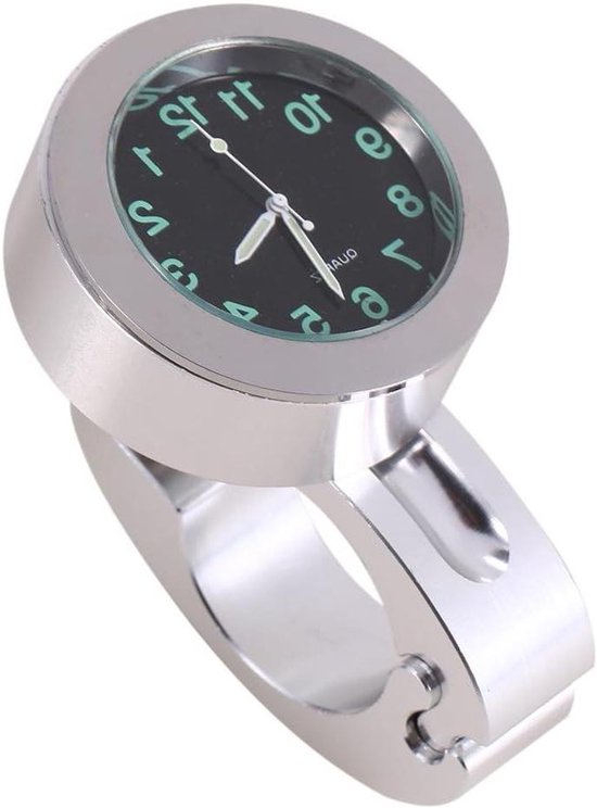 Universal Waterproof Motorcycle Clock Handlebar Watch - Billet Aluminum ...