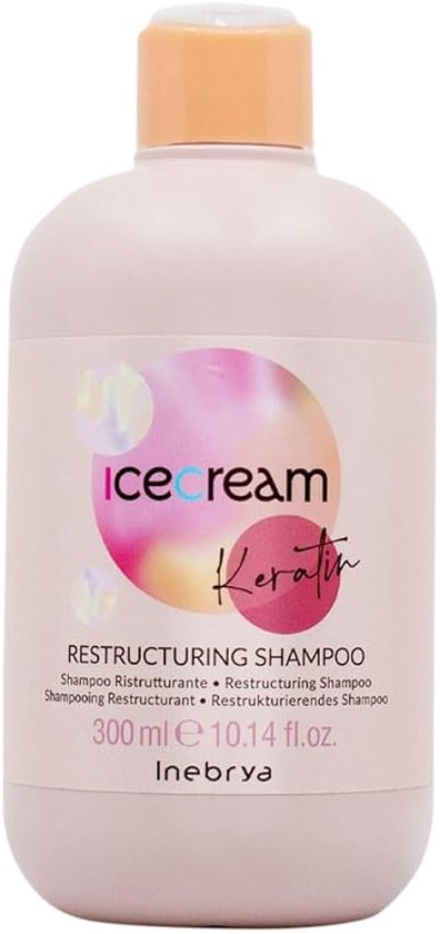 Ice Cream Keratin Restructuring Shampoo 300ml | bol
