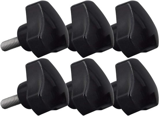 3 Stuks Mannelijke Draad Gekartelde Klemknoppen Grip Duimschroef - M10 ...