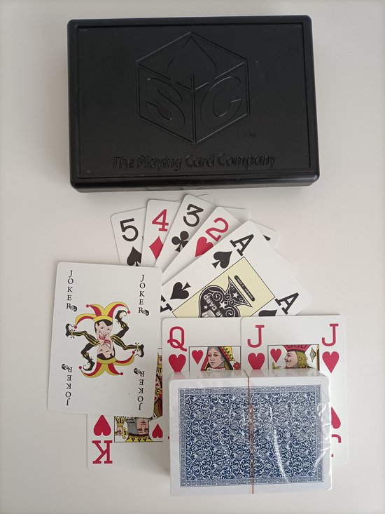 Poker Kaarten - Plastic speelkaarten - Jumbo Index 4 hoeken Display ...