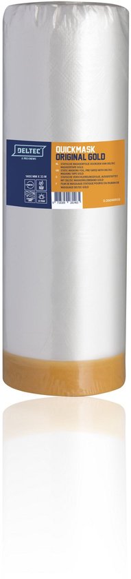 Deltec tape quick mask gold - 20 meter x 2700 mm. | bol