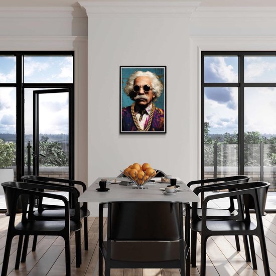 Albert Einstein Poster - Gangster - Einstein - Wetenschapper - Iconisch ...