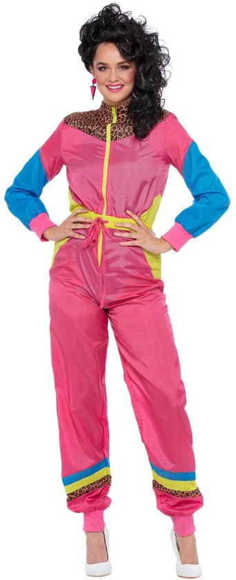 Lekker Fout 80s Panter Apres Ski Pak Roze Vrouw | bol
