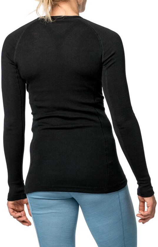 Woolpower Merino Base Layer Crewneck LITE - Black | bol