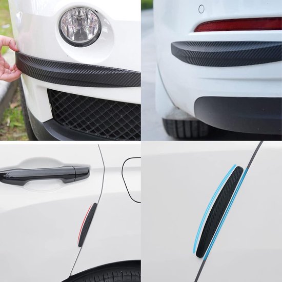Stootstrips voor Auto - 4 Stuks - 40x5.5x1cm - Universele Anti ...