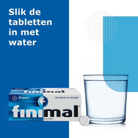 Finimal Paracetamol - Pijnstiller bij griep, hoofdpijn en koorts - 40 ...