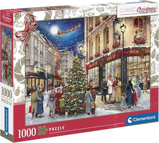 Puzzle 1000 pièces - Promenade de Noël atmosphérique pour Adultes ...
