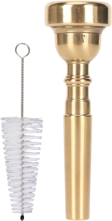 Trompetmondstuk 7C Gouden Set Met Reinigingsborstel - Messing Mondstuk ...