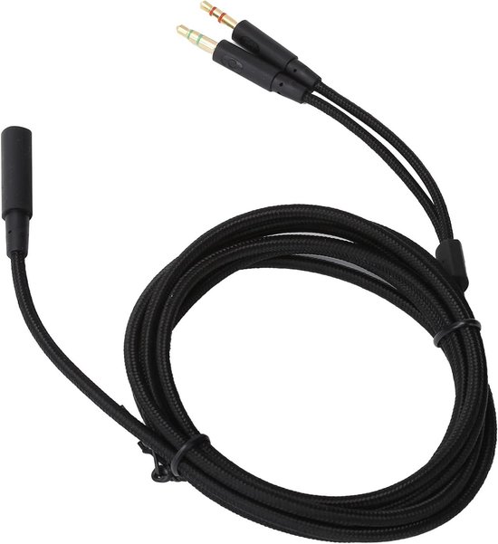 Verlengkabel 2-in-1-adapter voor Hoofdtelefoon - Geschikt voor Cloud II ...