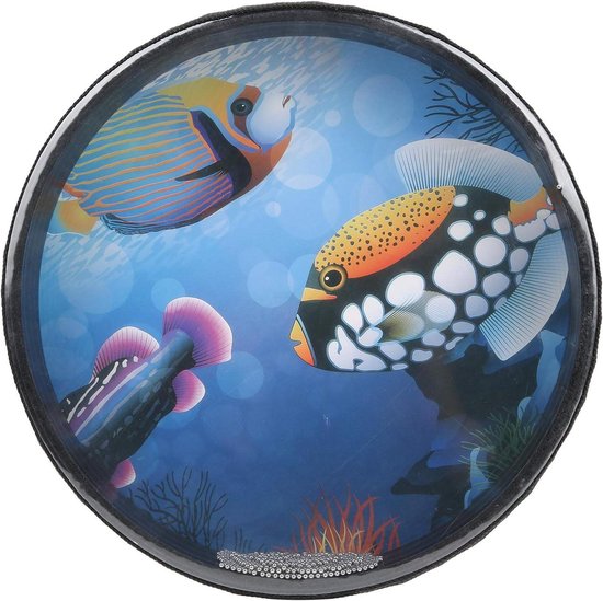 Ocean Drum for Children - Small Hand Drum with Steel Bullets for Lovers ...