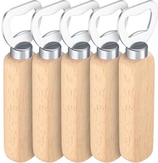 Flessenopener - Draagbare flessenlifter - Bieropener - 5-pack | bol