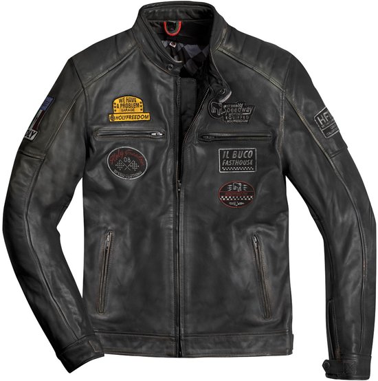 HolyFreedom Zero Evolution Zwart Leren Motorjas - Maat M - Jas | bol